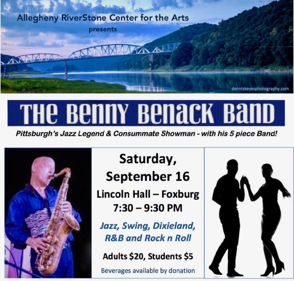 The Benny Benack Band – Jazz, R&B, Rock n Roll – Allegheny RiverStone ...
