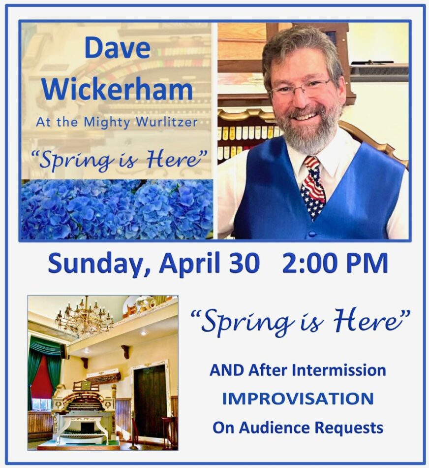 Dave Wickerham – “SPRING IS HERE” & Improvisation Requests – Allegheny ...