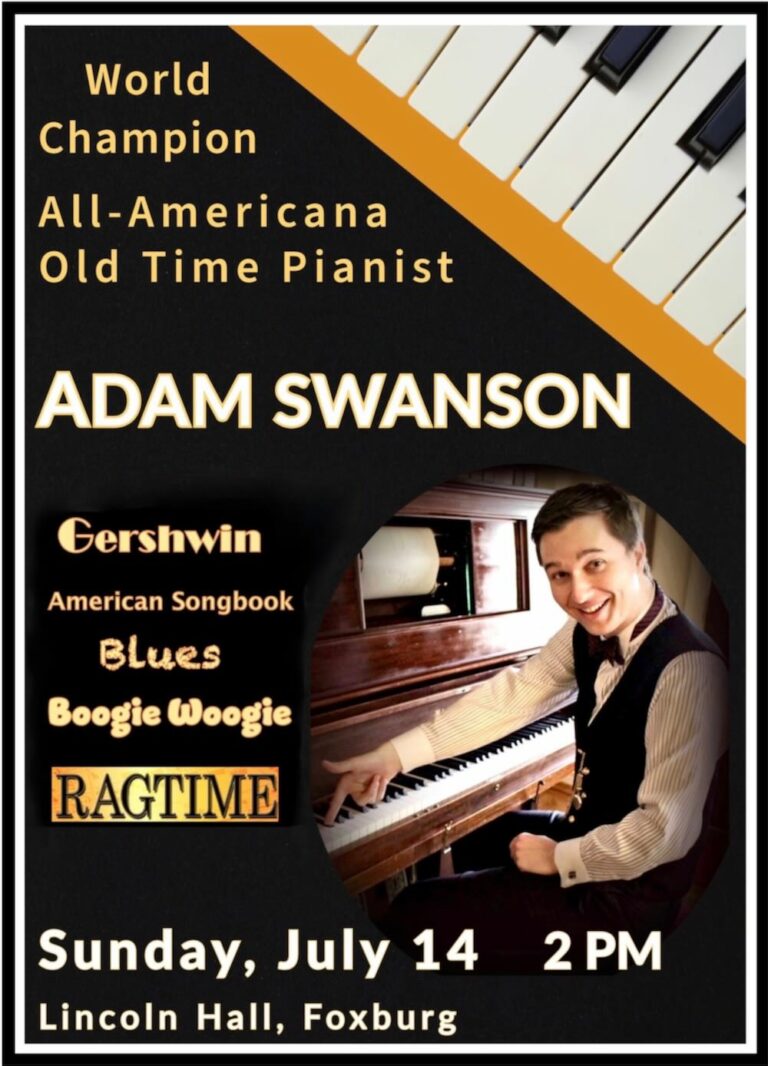 ADAM SWANSON – Four-Time World Champion Old-time Pianist – Allegheny ...