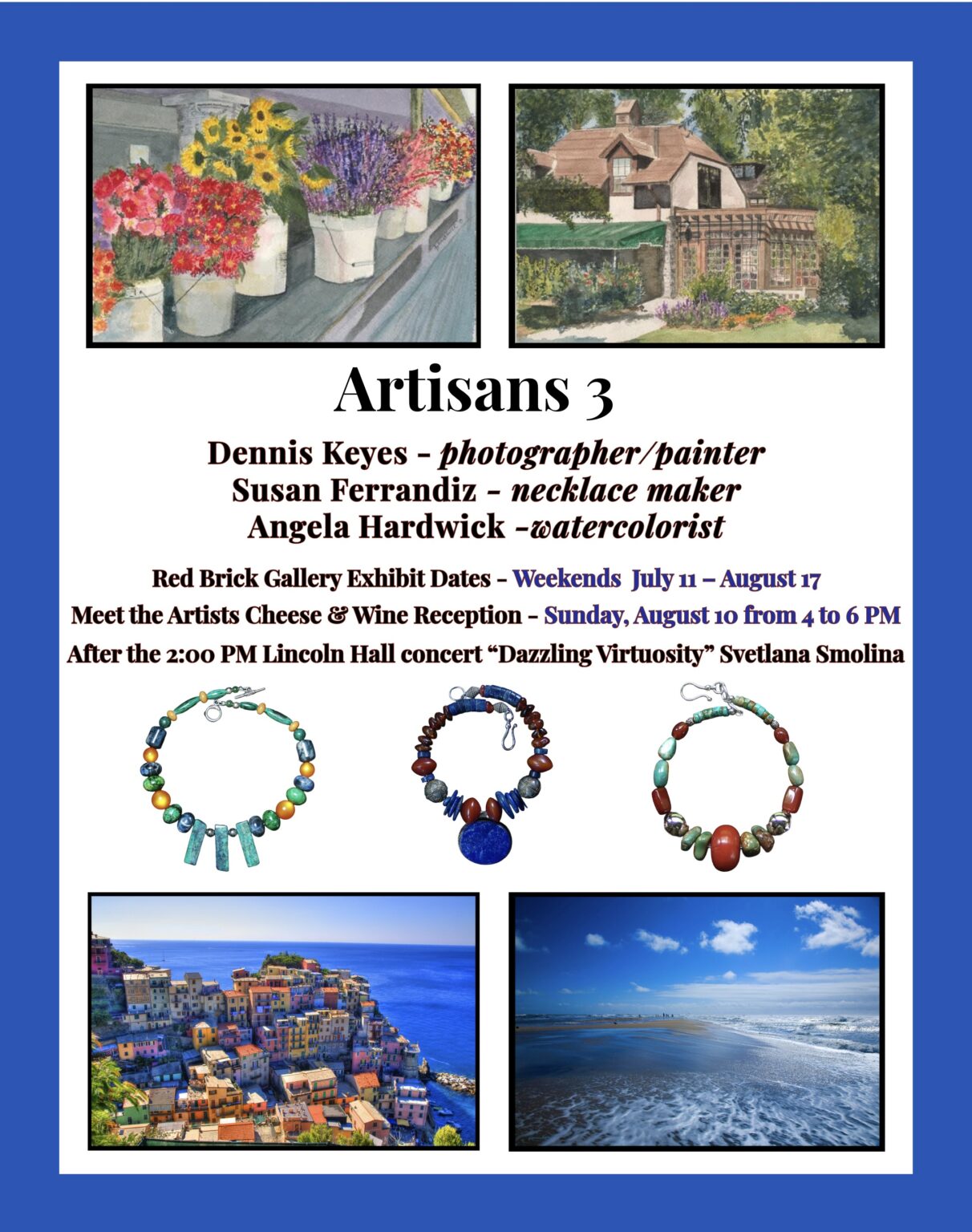 Artisans 3: Angela Hardwick, Dennis Keyes & Susan Ferrandiz – Allegheny ...